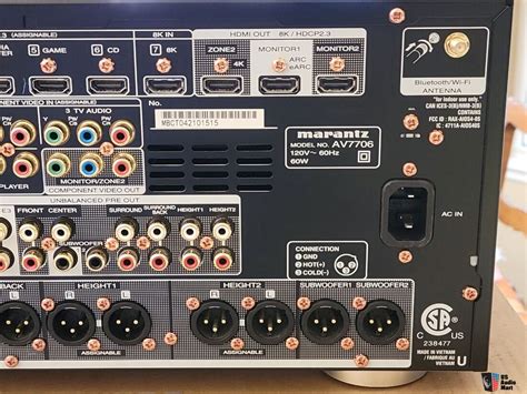 Marantz Av7706 112ch 8k Ultra Hd Av Surround Pre Amplifier Photo