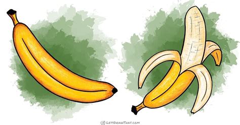 Banana Drawing Step By Step