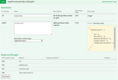 Split Purchase Order Sellercloud Api Docs