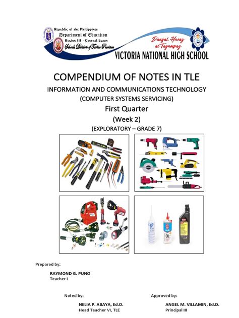 Ict 7 First Quarter Compendium Of Notes Week 2 Pdf Central