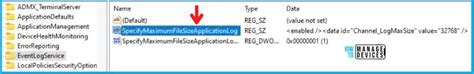 Specify The Maximum Log File Size Policy Using Intune Htmd Blog