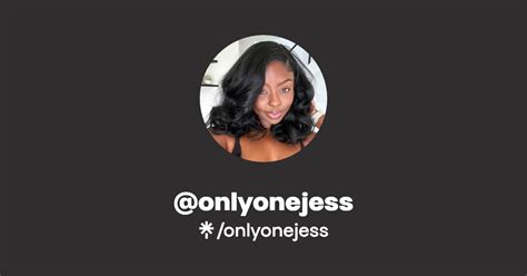 Onlyonejess Instagram Tiktok Linktree