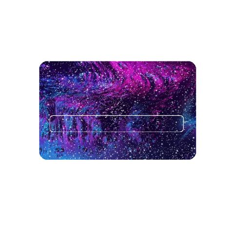 قیمت و خرید استیکر کارت رایسان مدل اکلیلی طرح کهکشانی کد Sc0021