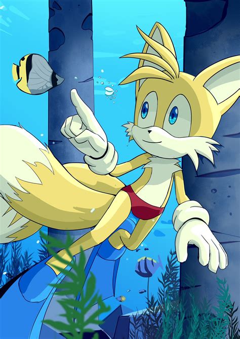 If Tails Was A Capable Swimmer And Diver Chefcherio Rmilesprower