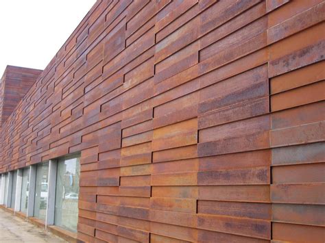 Corten Cladding On Facade Is A Win Win Solution Amardeep Steel