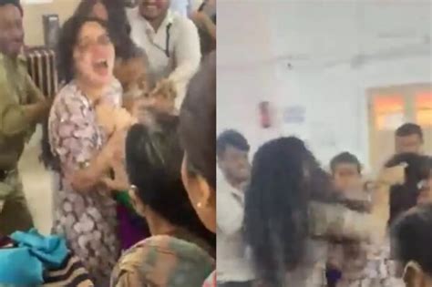 Viral Video Women Get Into Violent Fist Fight Over Saree At Bengaluru Sale