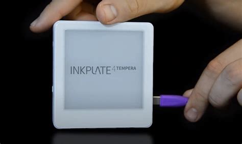 Inkplate 4 Tempera 38 Inch 600x600 Pixel E Paper Touchscreen Geeky