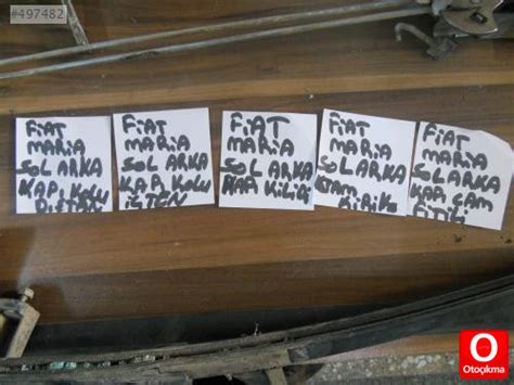 Fiat Marea Sol Arka Kapı Kilidi Orjinal Çıkma otocikma comda