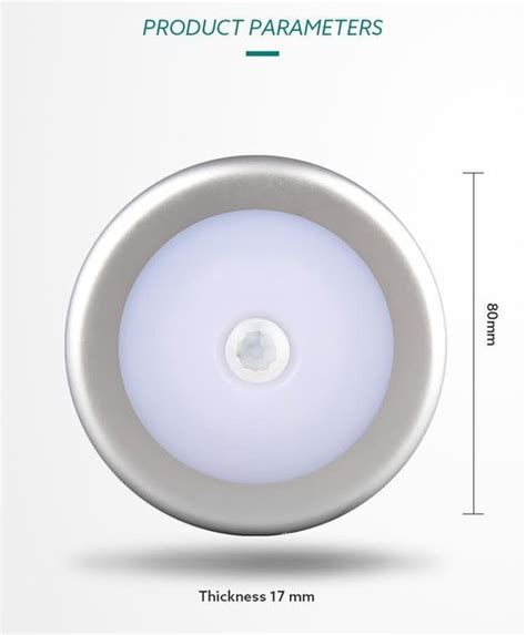Bol Led Lamp Met Bewegingssensor Koud Wit Set Van 3