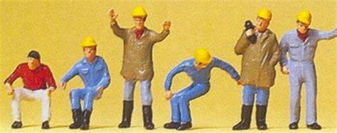 Crane Operators 6 Ho Scale Preiser Models