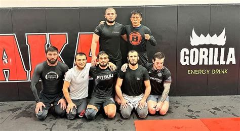 Khabib Nurmagomedov Visits AKA Gym Again Is UFC 294 The Reason
