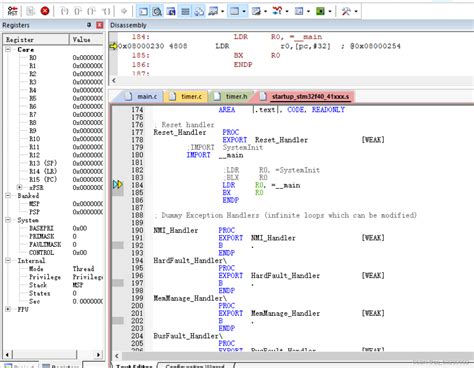 【stm32f4】关于启动文件的设置和hardfaulthandler错误ldr R0 Systeminit Csdn博客