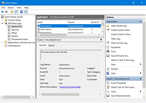 Viewing The Event Viewer SparkLabs