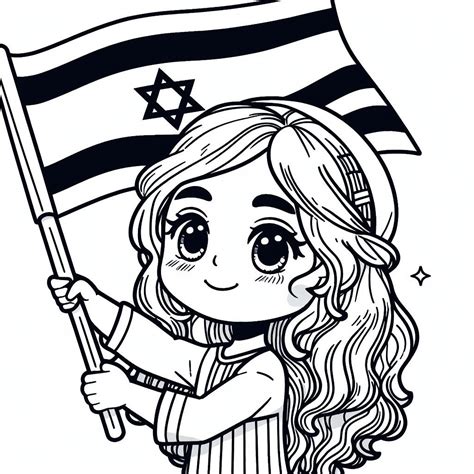 דפי צביעה יום העצמאות