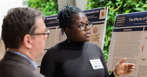 Gw Sparc Summer Program Wraps Up Summer Experience With Research Poster Session School Of