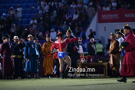 Баяр наадмын хүчит бөхийн барилдааны НЭГДСЭН ДҮЙЗ