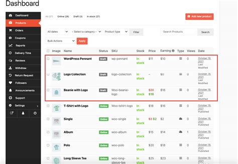 Adding Products Dgtally