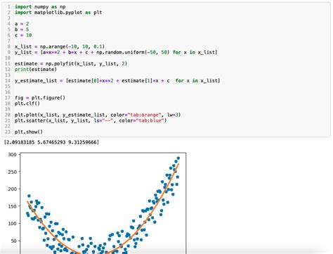 【numpy】多項式のカーブフィッティング（polyfit） Python 3pysci