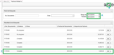 Acciones Comunes Factura Global ECareSoft Inc Knowledge Base ES