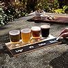 Amazon Beer Tasting Flight Sampler Board Set Includes Four 6 Oz