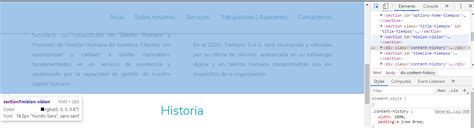 Javascript Efecto Js Smooth Scroll Me Oculta La Información Debajo