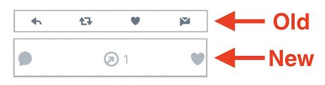 Twitter Testing Out Ios Redesign That Turns Retweet Icon Into Sharing Button Macrumors