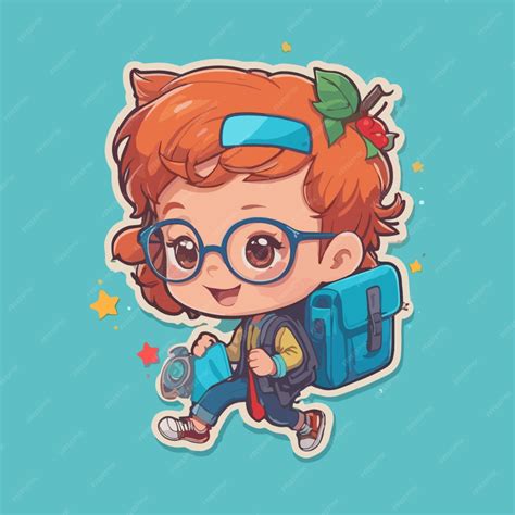 Premium Vector School Cartoon Vector