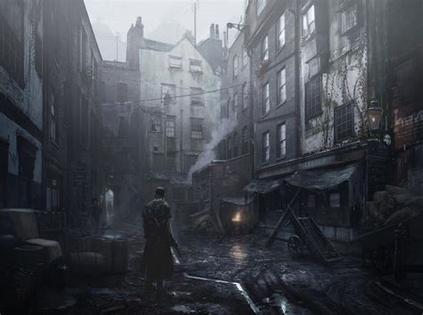 Мрачный город арт - фото и картинки abrakadabra.fun