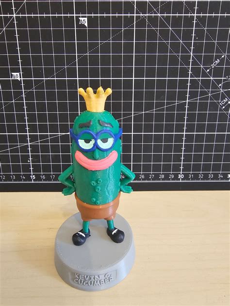 3d Printable Kevin C Cucumber Spongebob • Made With Bambulab X1c・cults