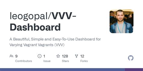 github leogopal vvv dashboard a beautiful simple and easy to use