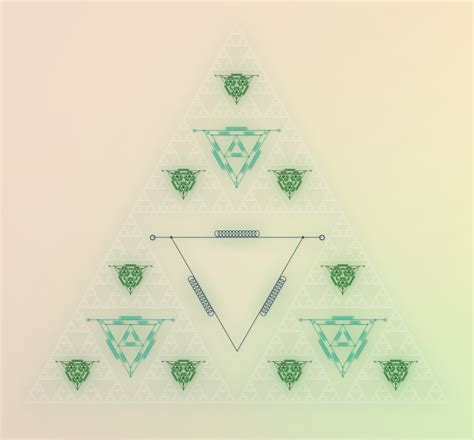 Triangle Fractal Tattoo