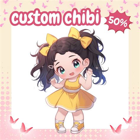 Chibi Character Chibi Custom Fan Art Cute Chibi Commissions Chibi
