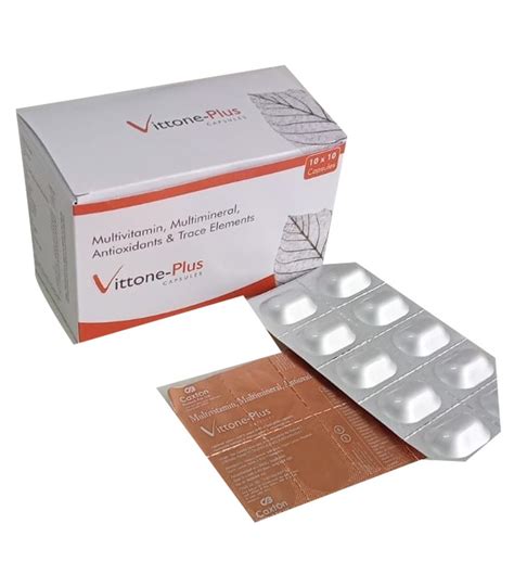 Multivitamin Multimineral Antioxidants Trace Elements Capsules 200 Mg