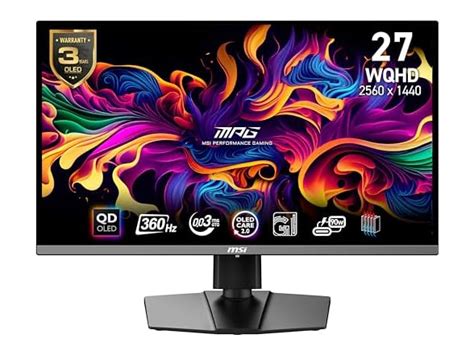 Mpg 271qrx Qd Oled Gaming Monitor Open Box