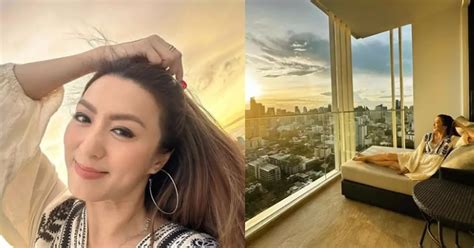 姚嘉妮宣布離婚消息後首次公開露面 同仔女現身泰國心情超靚騷美腿