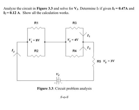 Solved Analyze The Circuit In Figure 33 And Solve For V