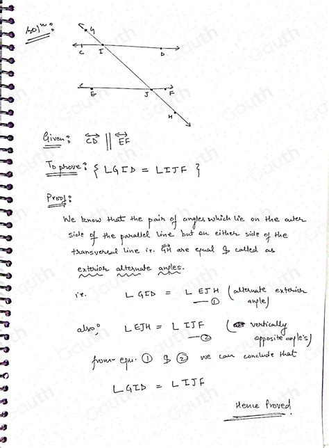 Solved Kira Wants To Prove The Corresponding Angles Theorem In The