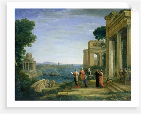 Aeneas And Dido In Carthage 1675 Posters And Prints By Claude Lorrain