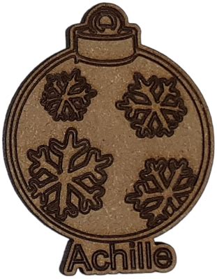 STI2D net Magnet Boule de Noël personnalisable