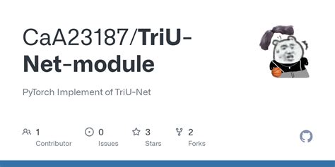 Github Caa23187triu Net Module Pytorch Implement Of Triu Net