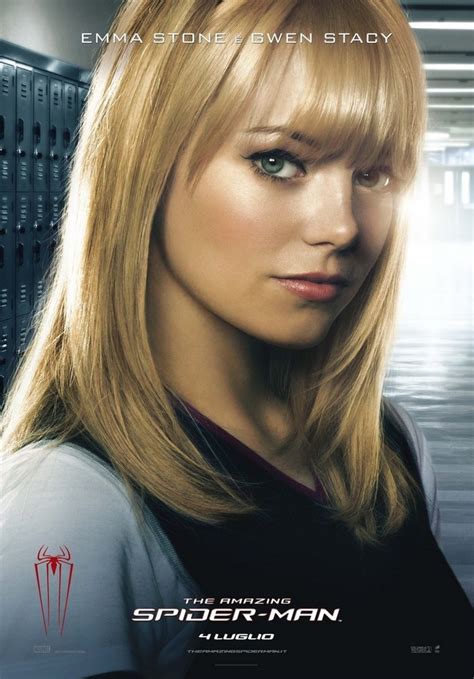 Gambar Foto Emma Stone Sebagai Gwen Stacy Di The Amazing Spider Man