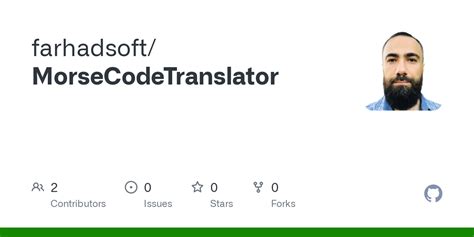 Github Farhadsoft Morsecodetranslator