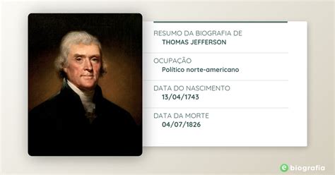 Biografia De Thomas Jefferson EBiografia