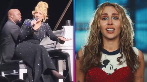 Adele Praises Miley Cyrus Used To Be Young At Her Vegas Show [video]