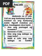 Maikling Kwento Na May Mga Tanong Pdf