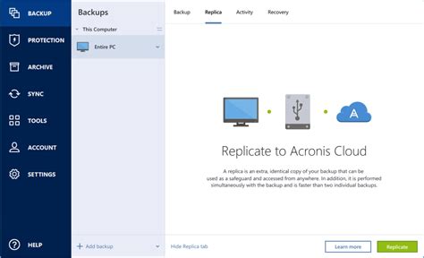 Acronis Data Replication Software Dual Protection For Your Data