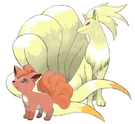 37 38 Vulpix Evolution By Torathor On Deviantart