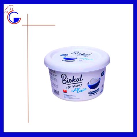 Jual Biokul Set Yogurt Plain 500ml Shopee Indonesia