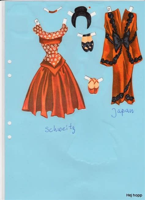Pin Af Kim Herring På 4 Paper Dolls—vintage Fashion Påklædningsdukke