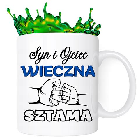 KUBEK DLA TATY OJCA NA PREZENT SYN I OJCIEC SZTAMA KUBEK DLA TATY NA